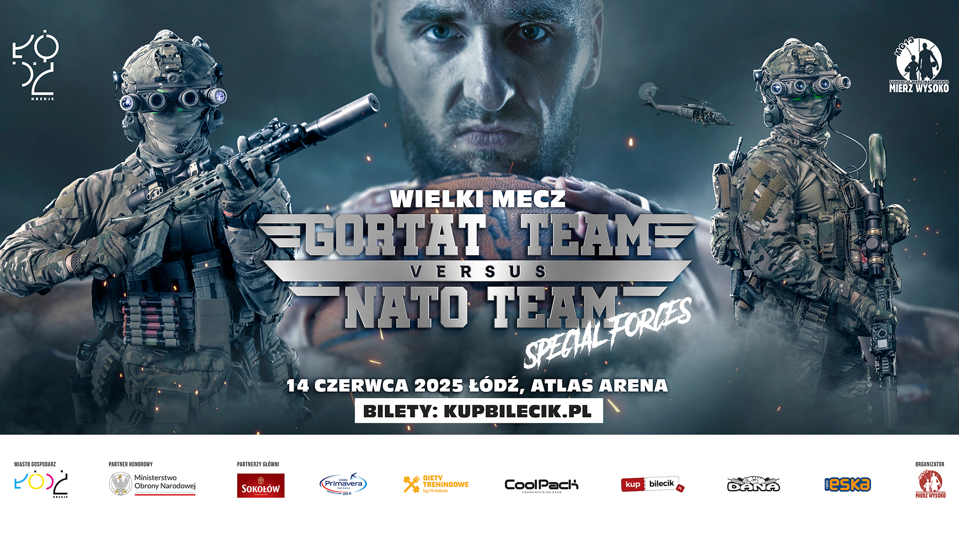 Wielki Mecz Gortat Team vs NATO Team | Atlas Arena